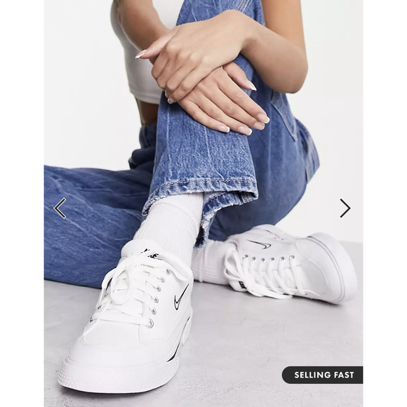 Nike | Shoes | Revolve Nike Retro Sneaker In White Black | Poshmark